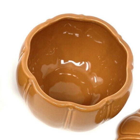 Princess House | Kitchen | Princess House Ceramic Pumpkin Bowl W Lids ...